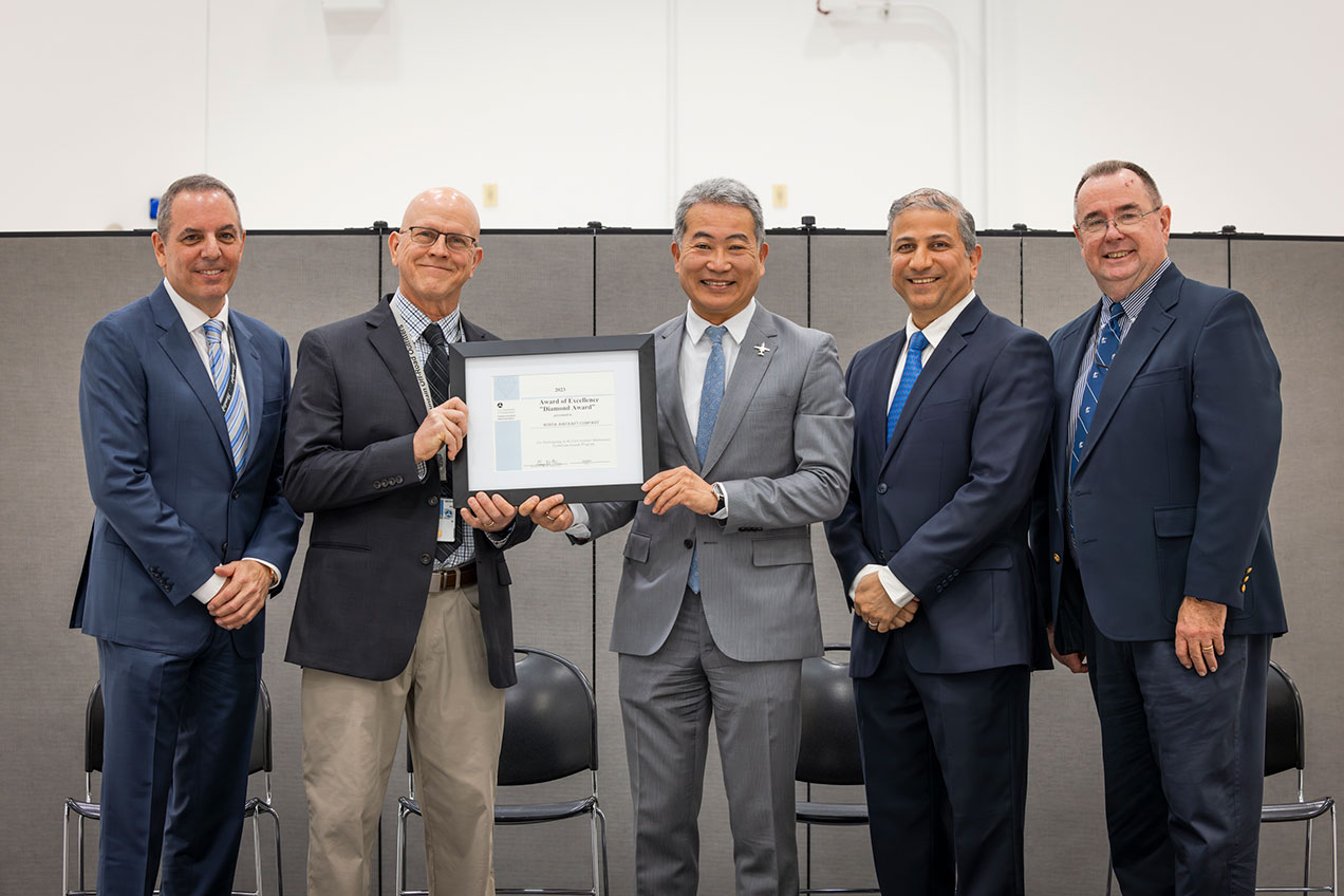 Honda Aircraft Company Receives FAA AMT Employer Diamond Award of Excellence for Third ...